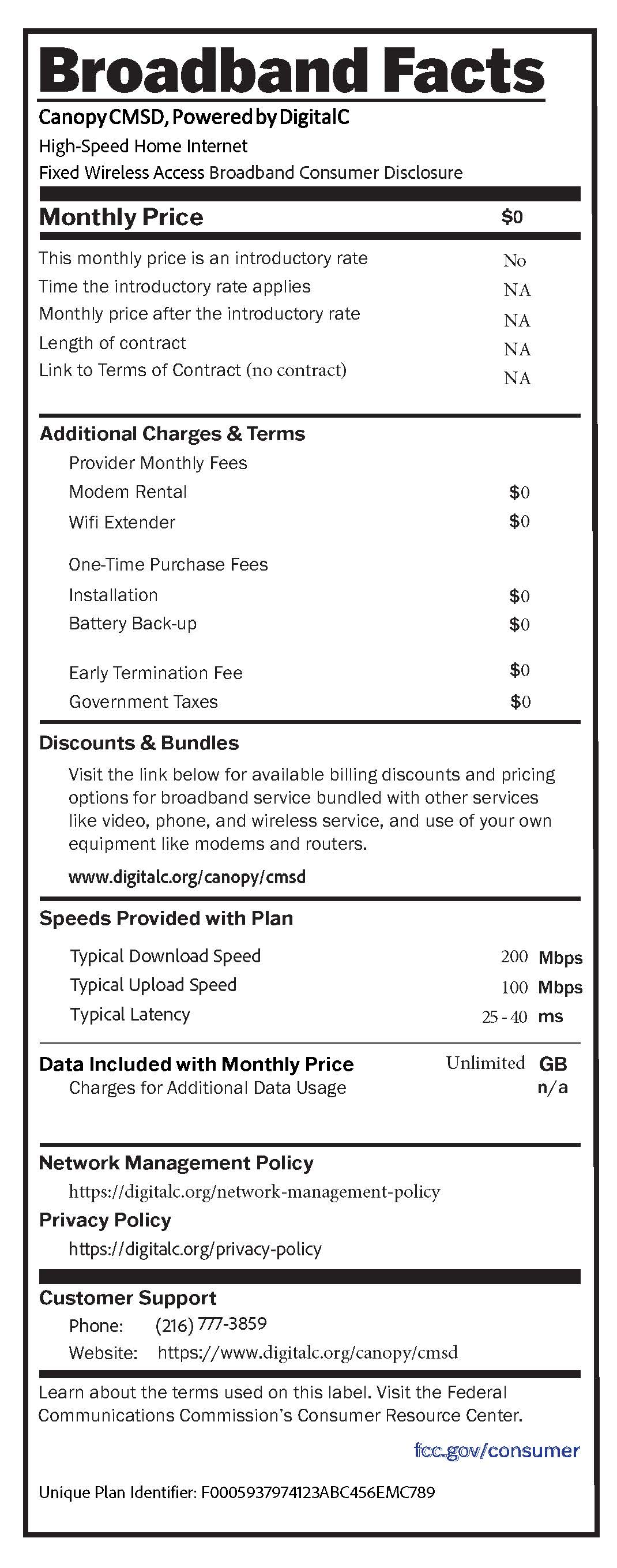 Canopy | High-Speed Internet Solution | DigitalC